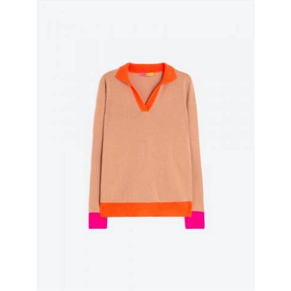 Vilagallo | Sweaters | New Vilagallo Womens Sweater In Orangepink ...